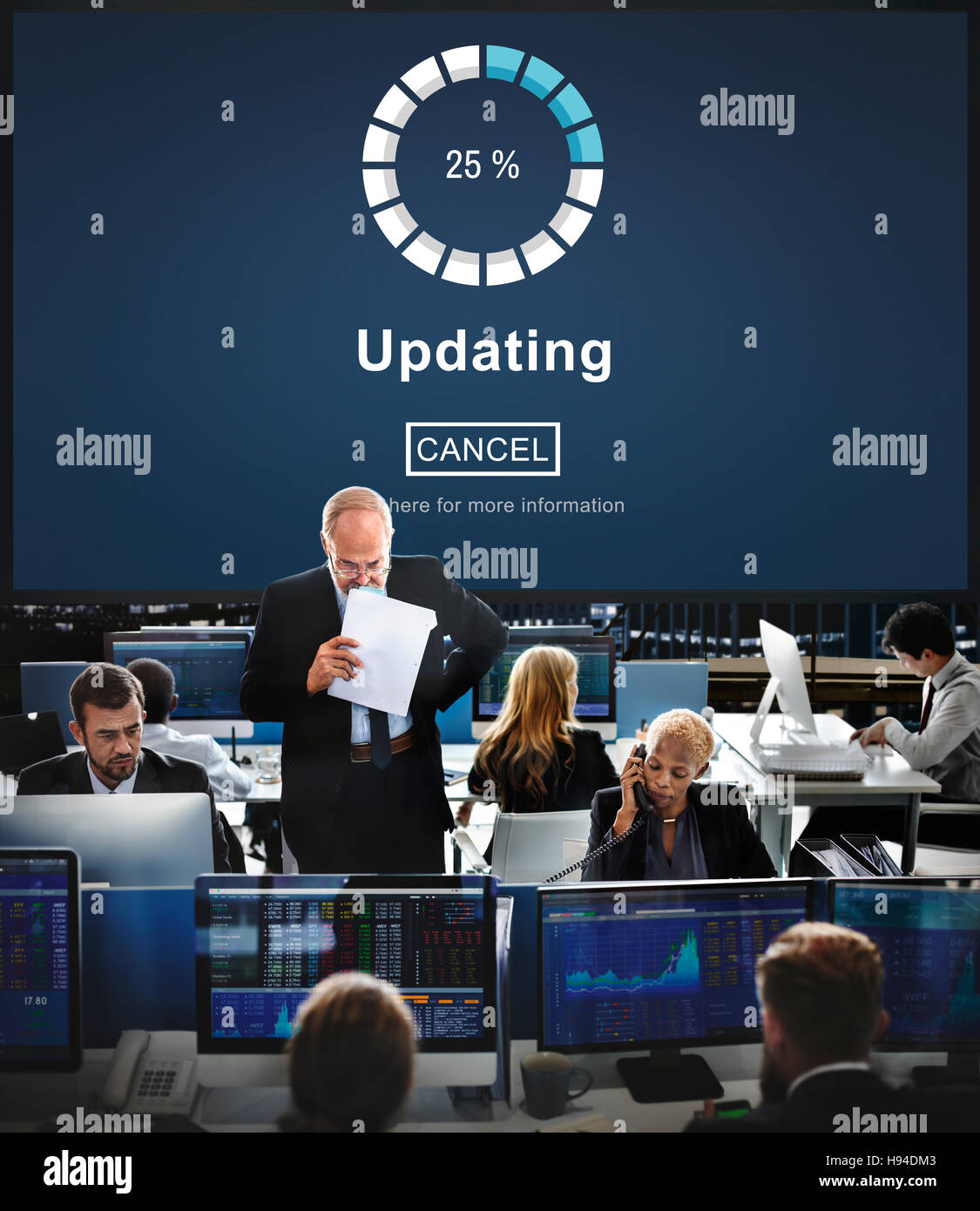 Updating Software Technology Upgrade Concept Stock Photo - Alamy