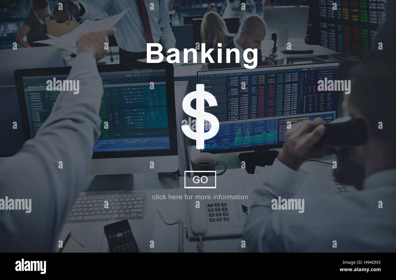 Banking Money Cash Online Website Internet Concept Stock Photo - Alamy