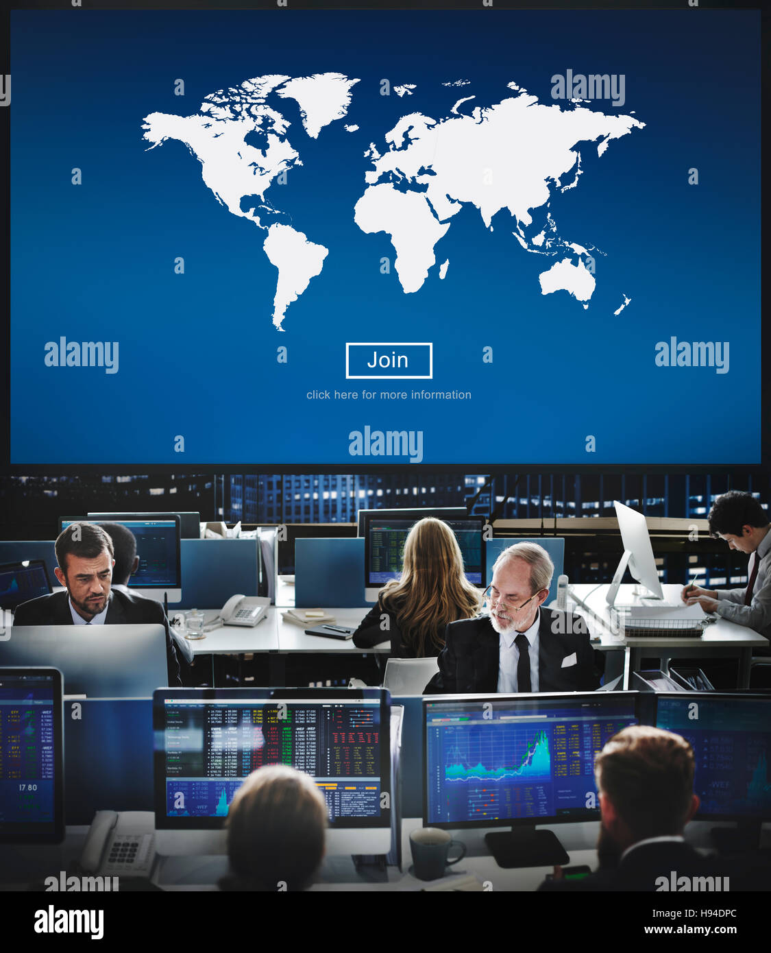 World Global Cartography Globalization Earth International Concept ...
