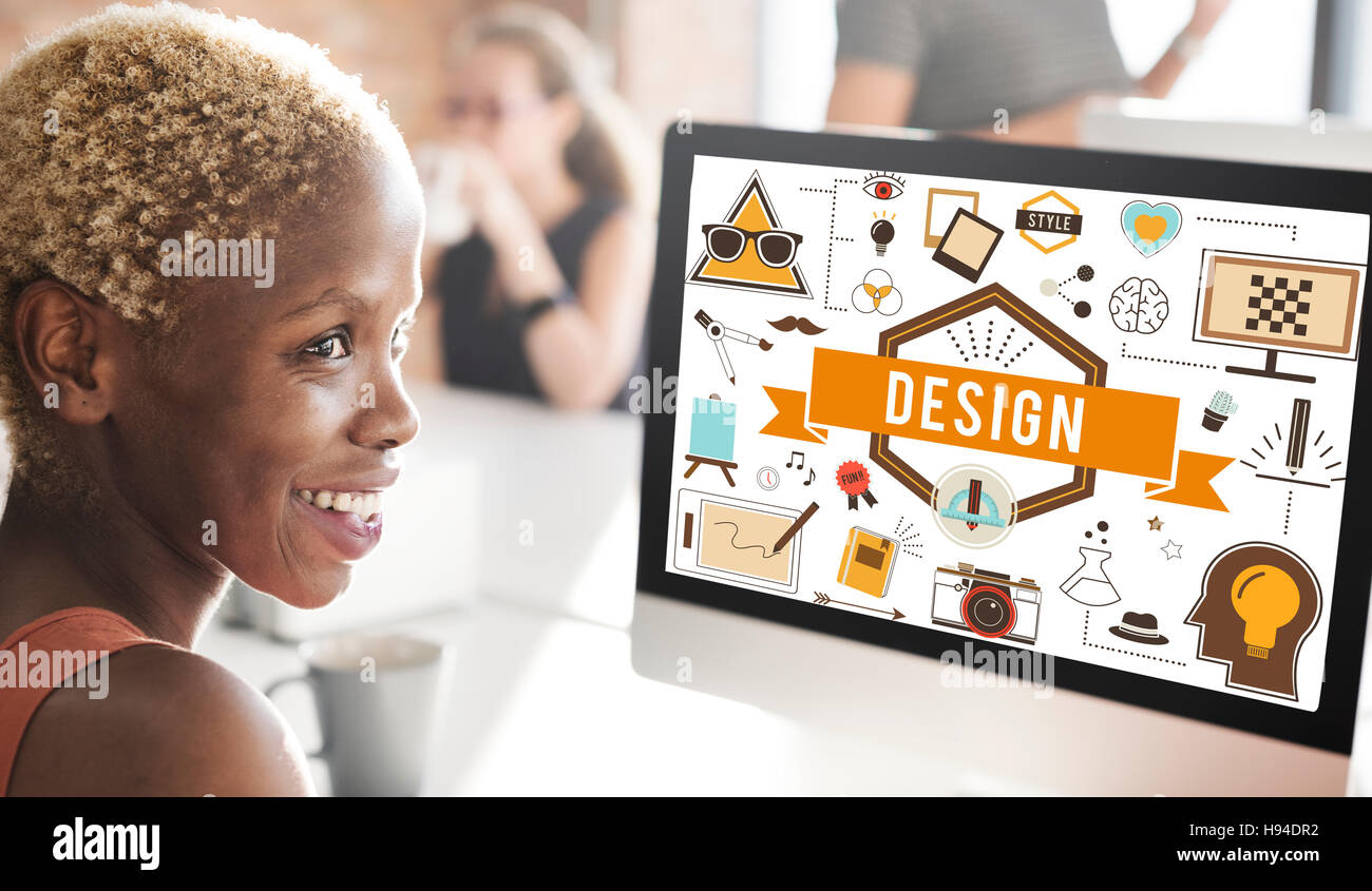 Design Creative Ideas Model Planning Sketch Concept Stock Photo - Alamy