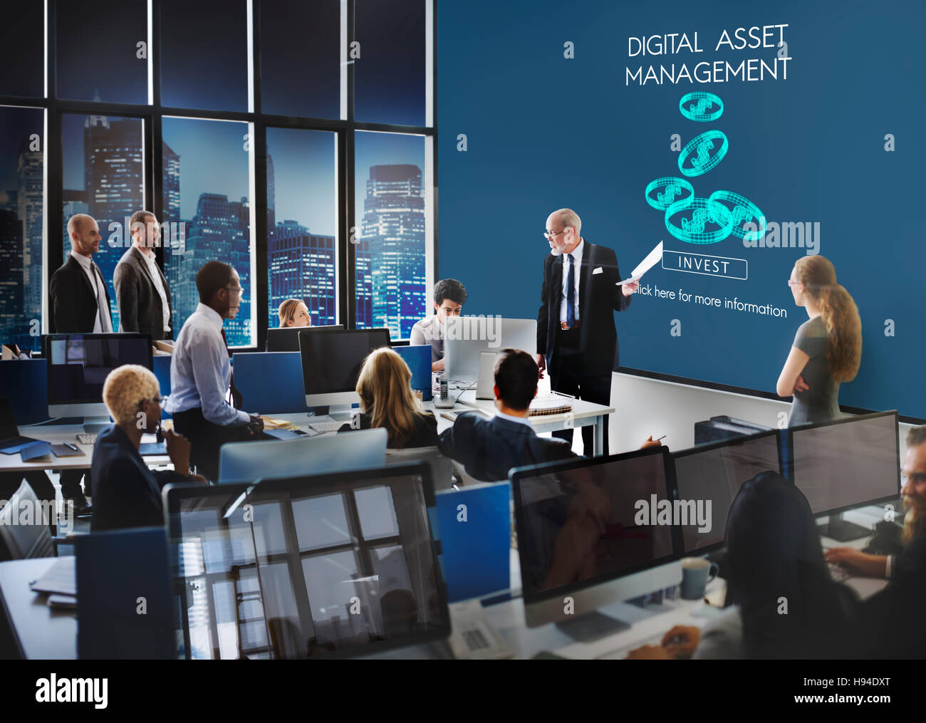 Digital Asset Management Data Information Concept Stock Photo - Alamy