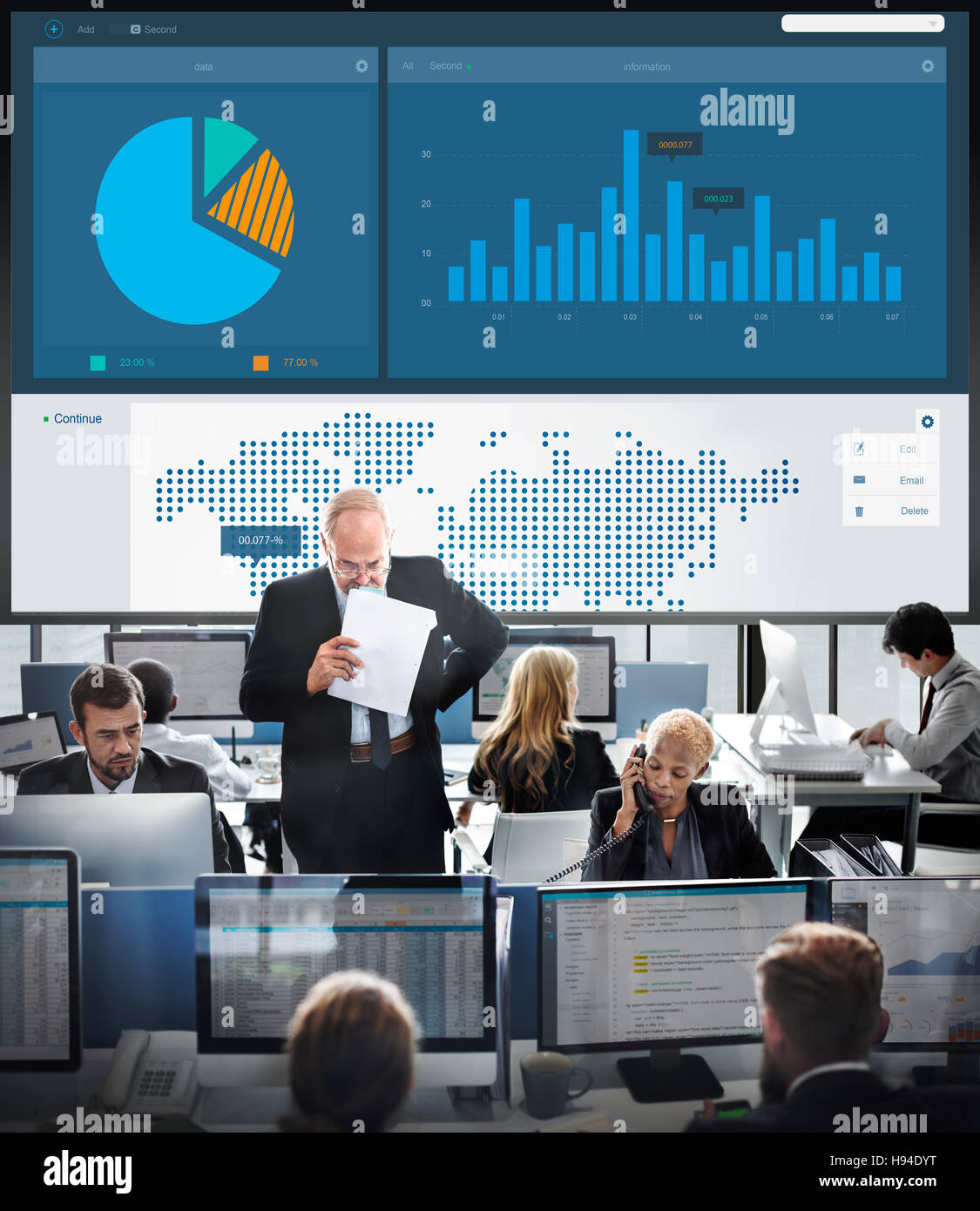 World Economy Chart Money Data Concept Stock Photo - Alamy