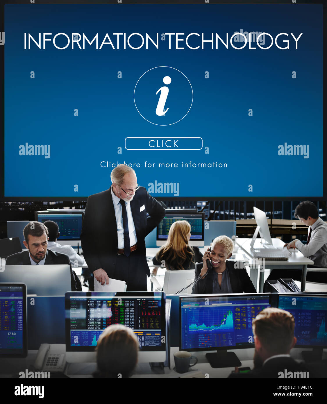 Information Technology Computer System Concept Stock Photo - Alamy