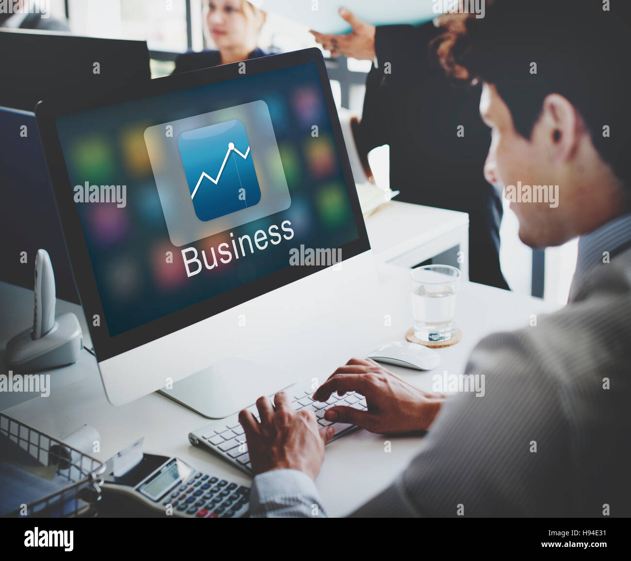 Application Business Communication Graphic Concept Stock Photo - Alamy