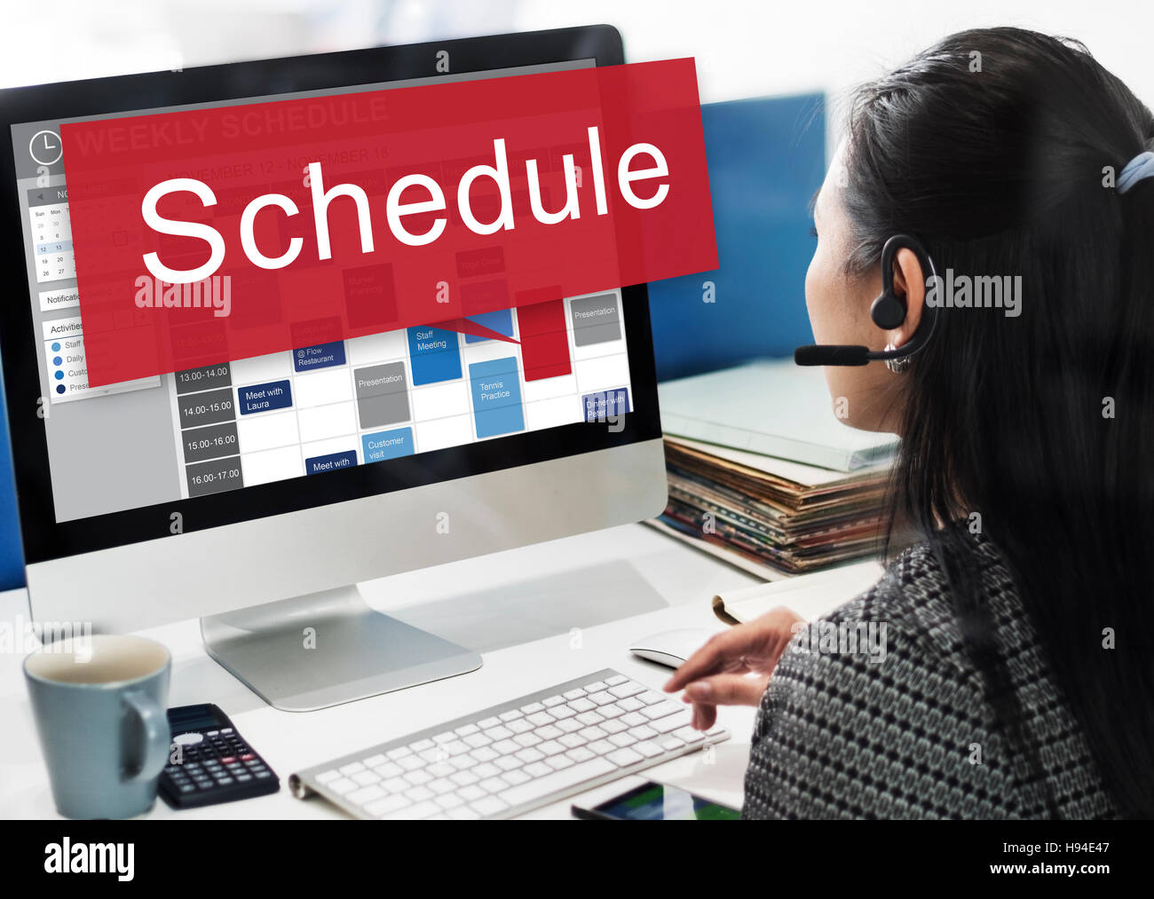 Schedule Organization Planning List To Do Concept Stock Photo - Alamy