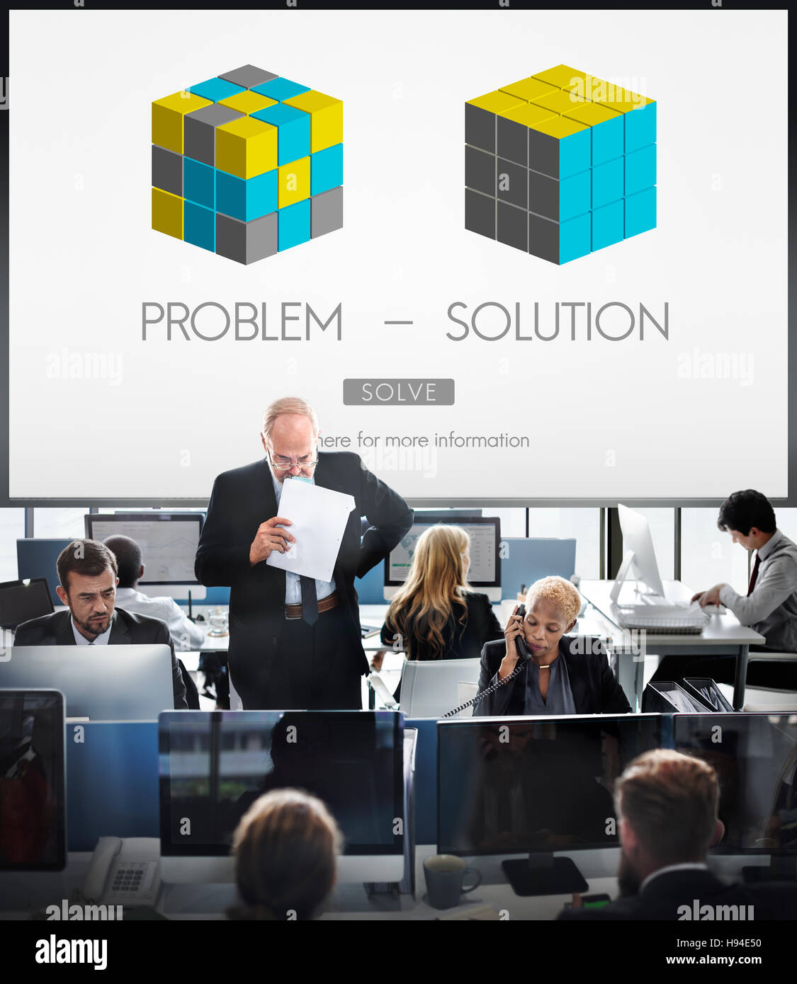 Problem Solution Strategy Trouble Difficulty Ideas Concept Stock Photo ...