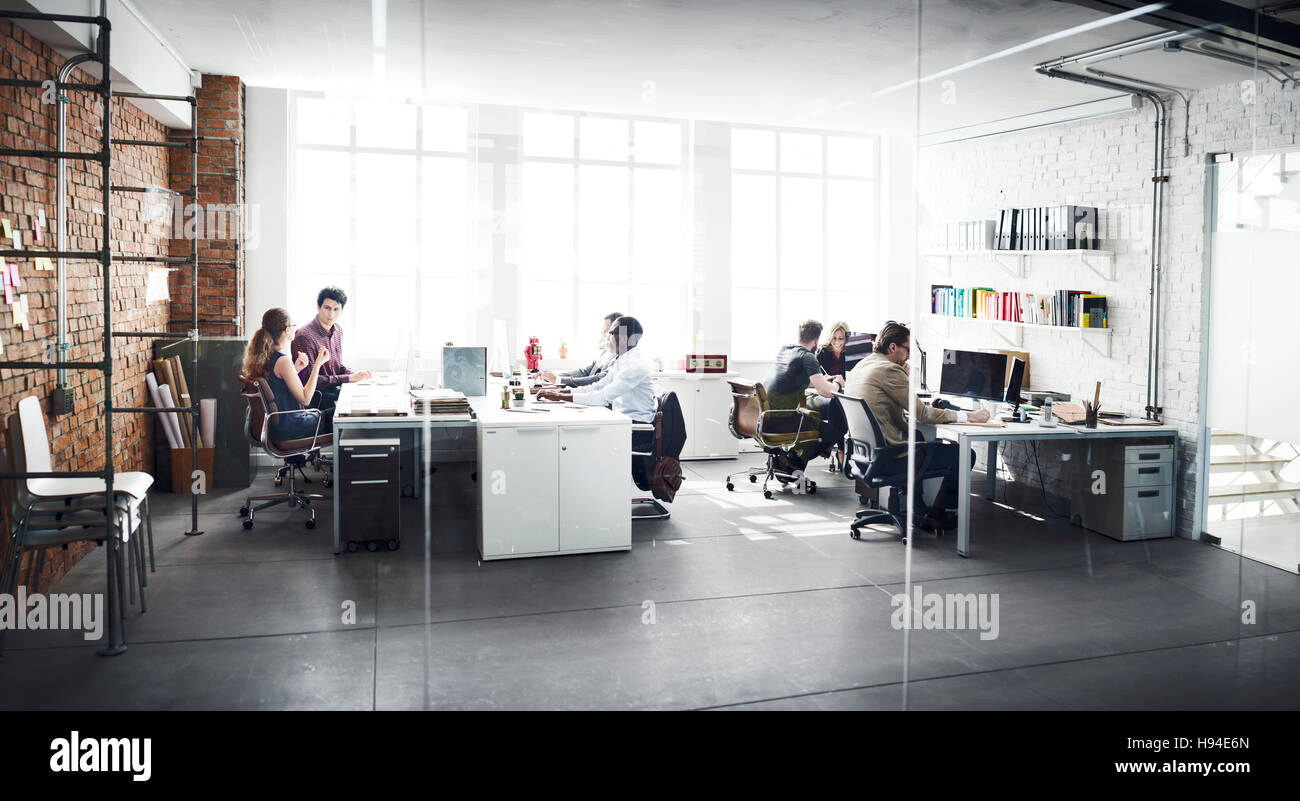 Business Team Professional Occupation Workplace Concept Stock Photo - Alamy