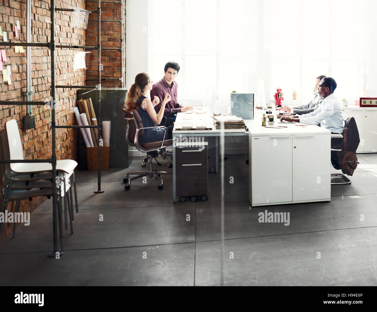 Business Team Professional Occupation Workplace Concept Stock Photo - Alamy