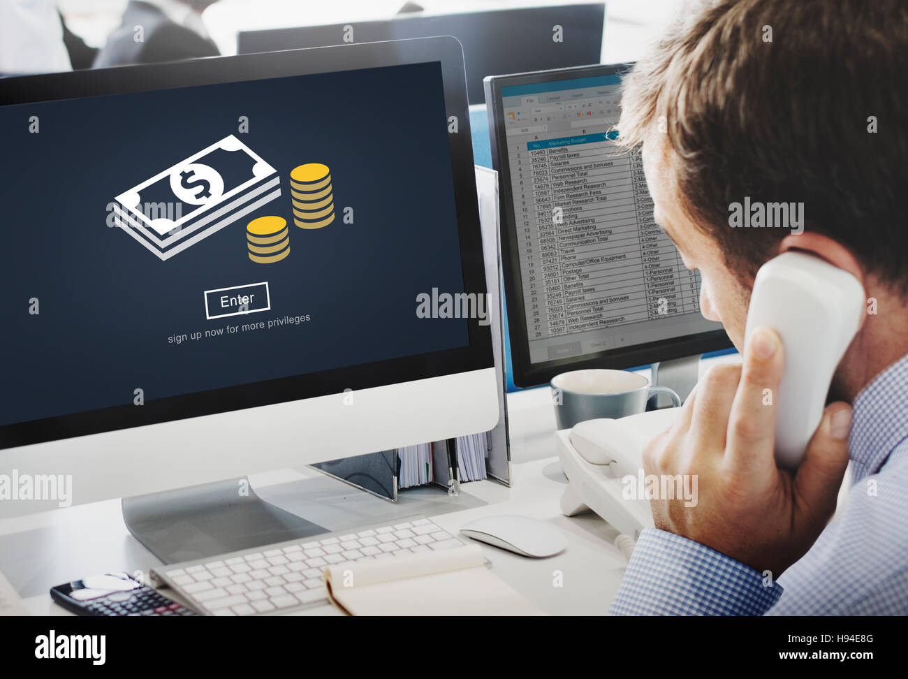 Money Currency Economy Financial Banking Concept Stock Photo - Alamy