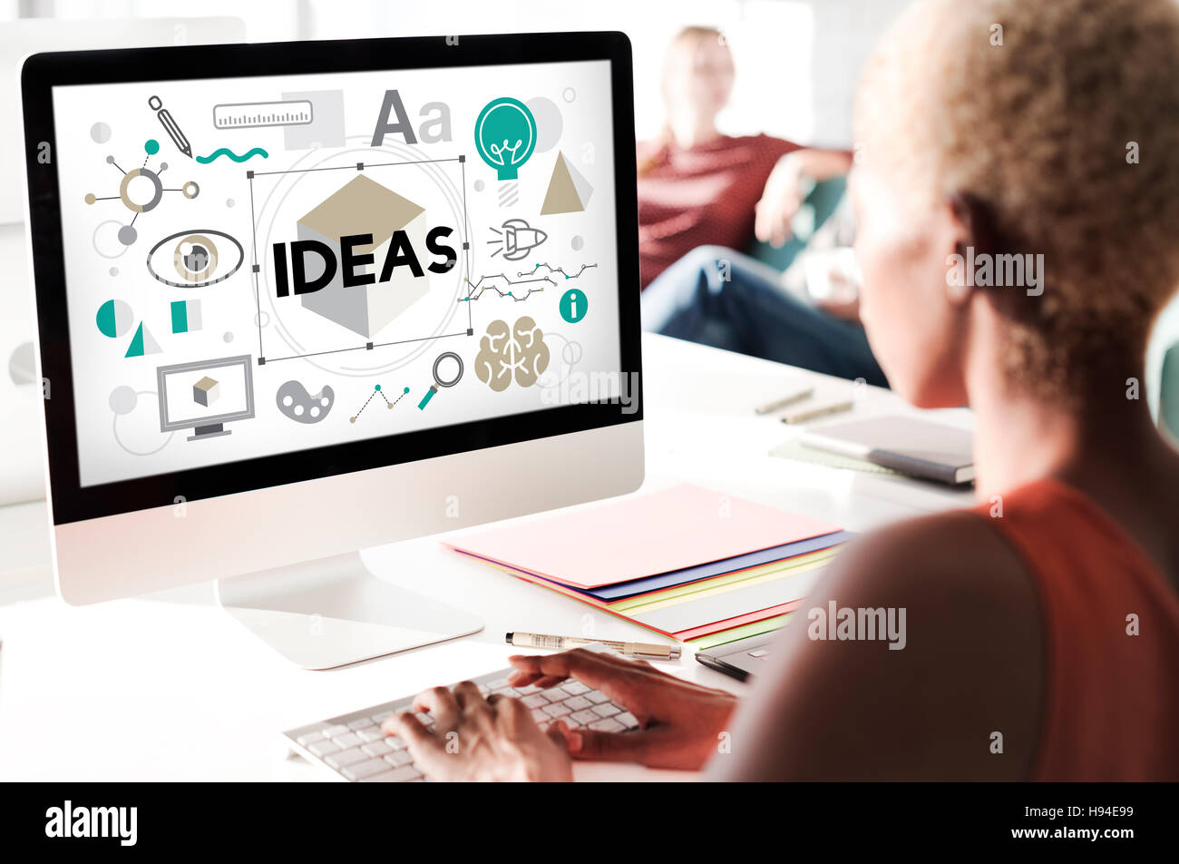 Ideas Innovation Graphic Inspiration Artistic Concept Stock Photo - Alamy