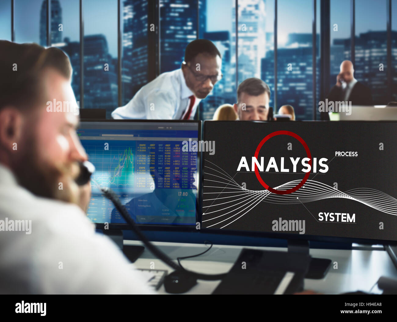 Analysis Process System Company Solution Concept Stock Photo - Alamy