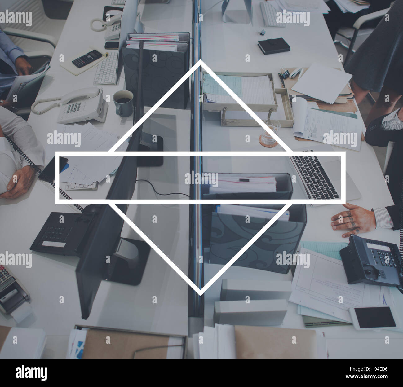 Business Workspace Workstation Working Concept Stock Photo - Alamy