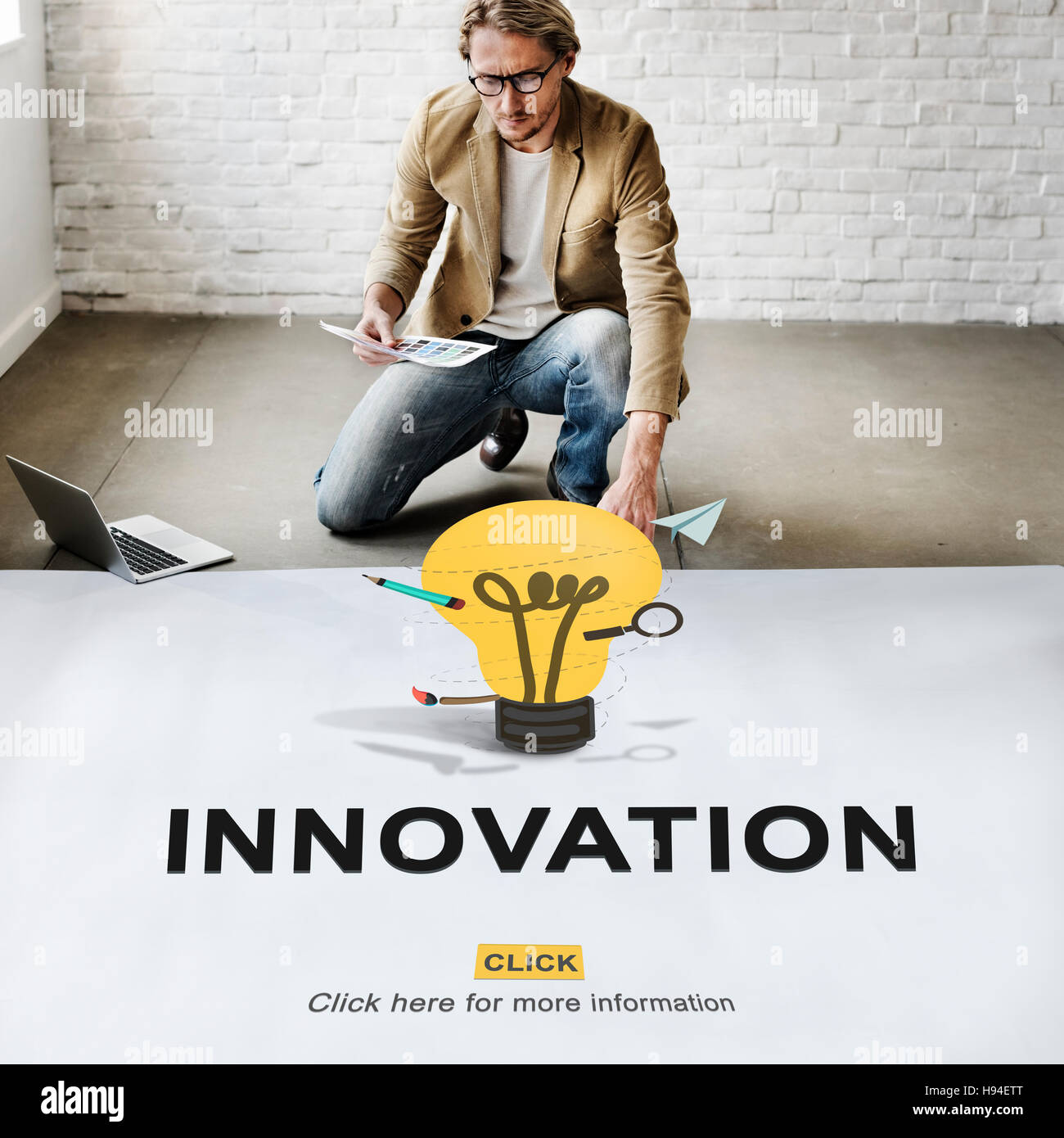 Innovation Design Development Ideas Imagination Concept Stock Photo - Alamy
