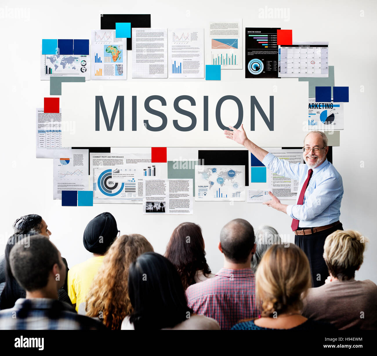 Mission Aim Goals Motivation Target Vision Concept Stock Photo - Alamy