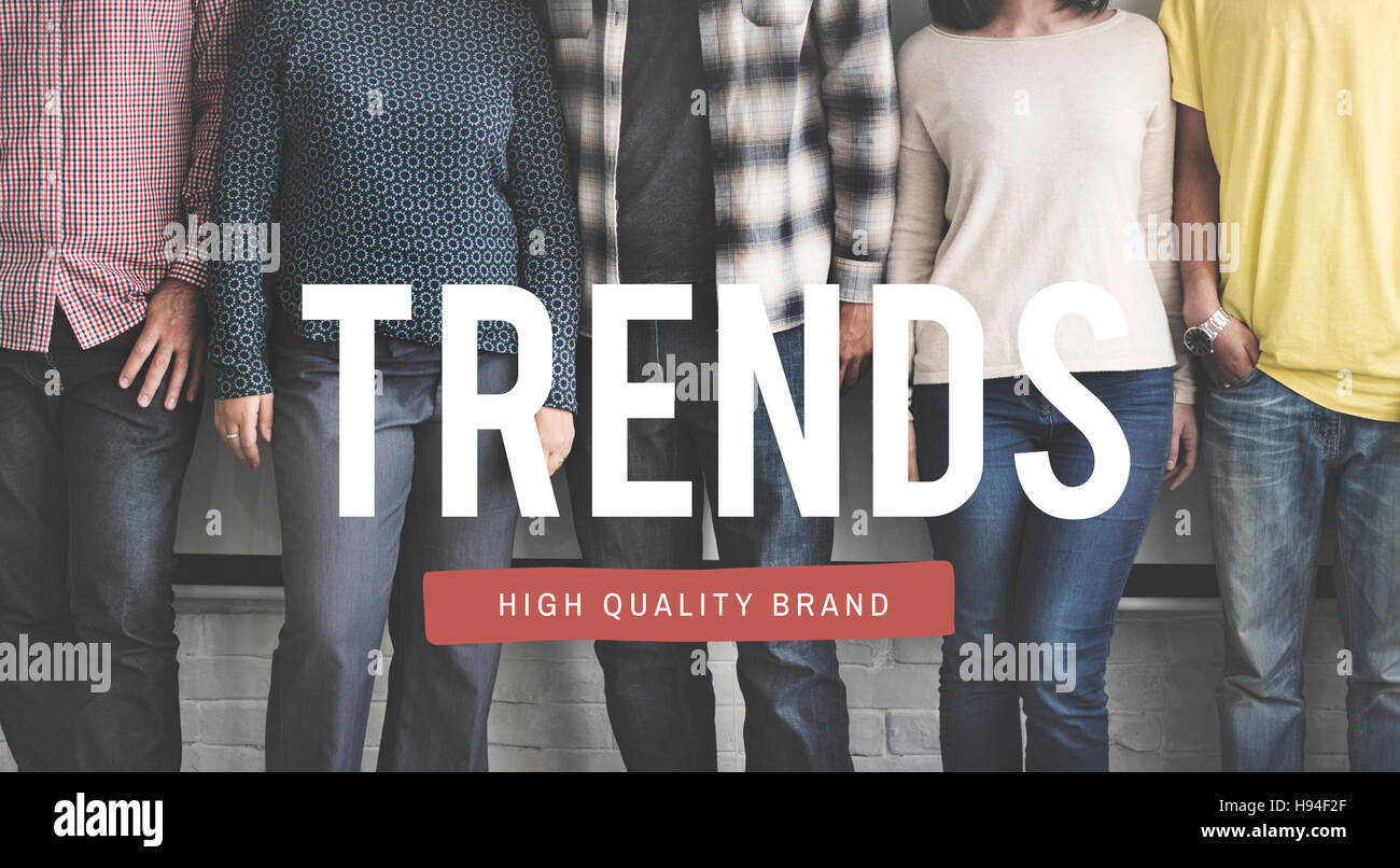 Trends Lastest Hot Update Style Concept Stock Photo - Alamy