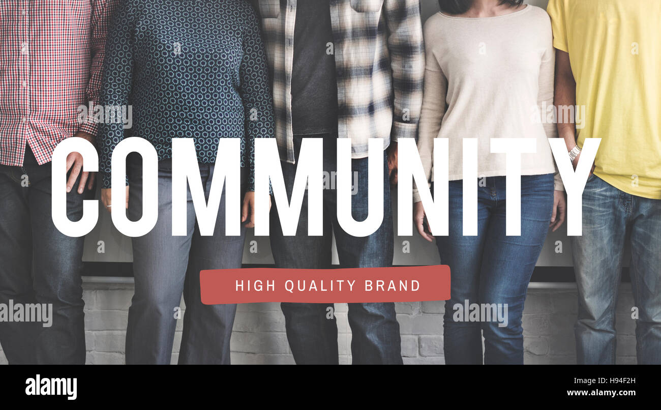 Community People Citizen Togetherness Unity Concept Stock Photo - Alamy