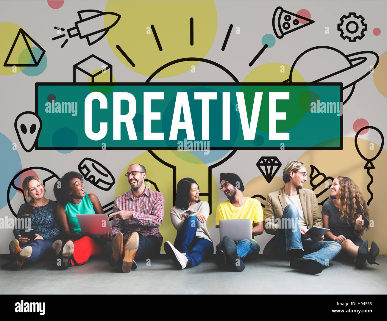 Creative Creativity Inspire Ideas Innovation Concept Stock Photo - Alamy