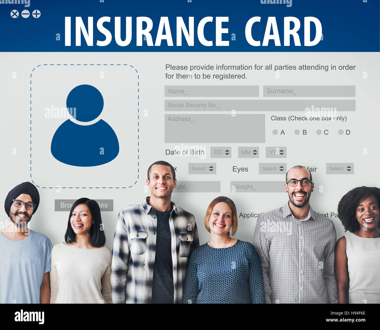 Hospital Insurance Card Identification Data Information Accident ...