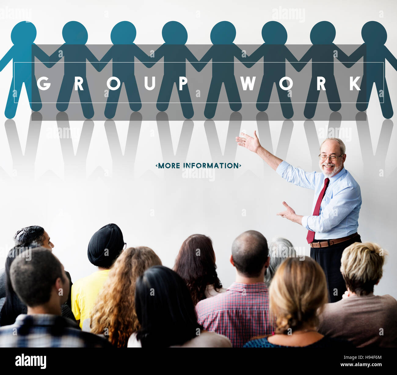 Group Team Work Organization Concept Stock Photo - Alamy