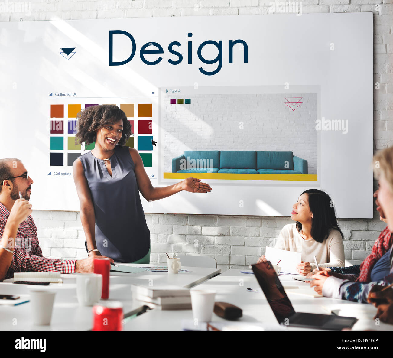 Graphic design color palette hi-res stock photography and images - Alamy