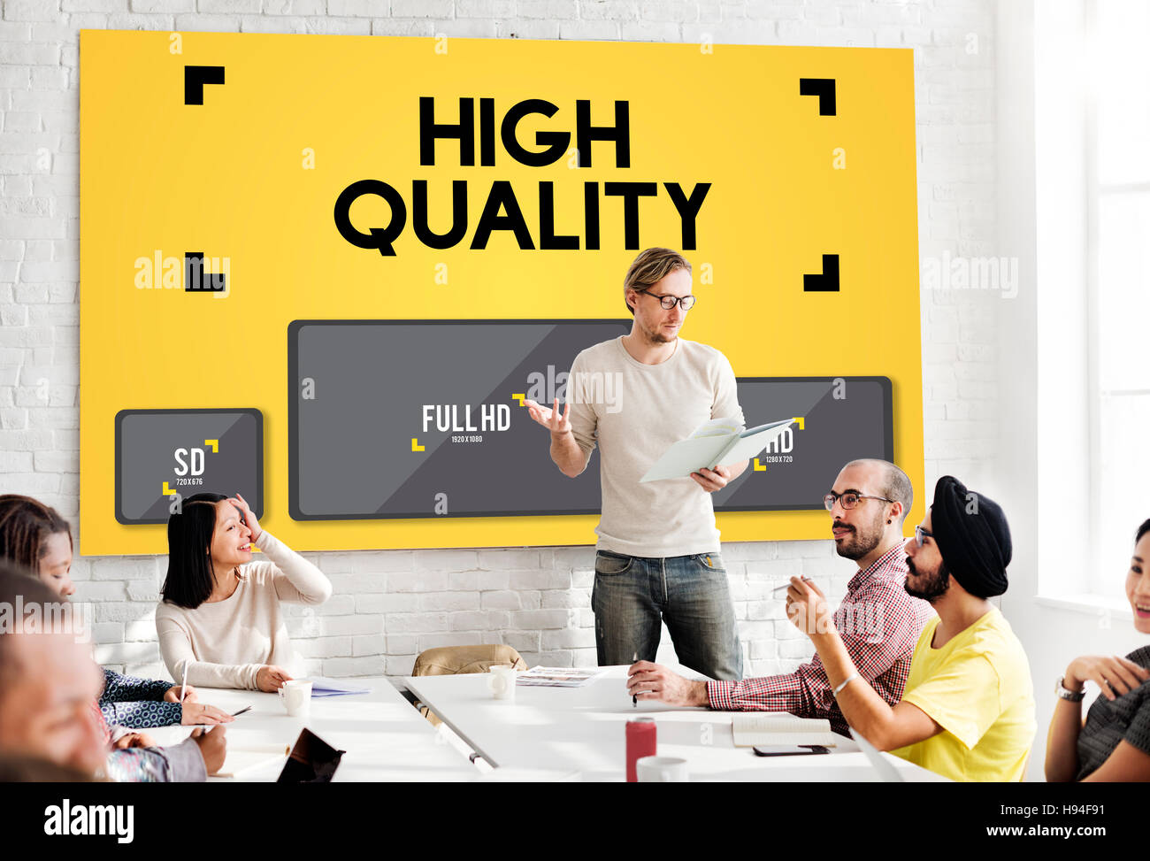 High Quality Display Digital Technology Monitor Concept Stock Photo - Alamy