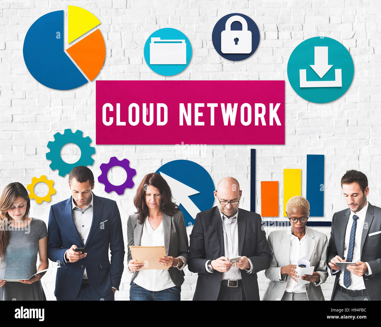 Cloud Network Technology Connection Concept Stock Photo - Alamy