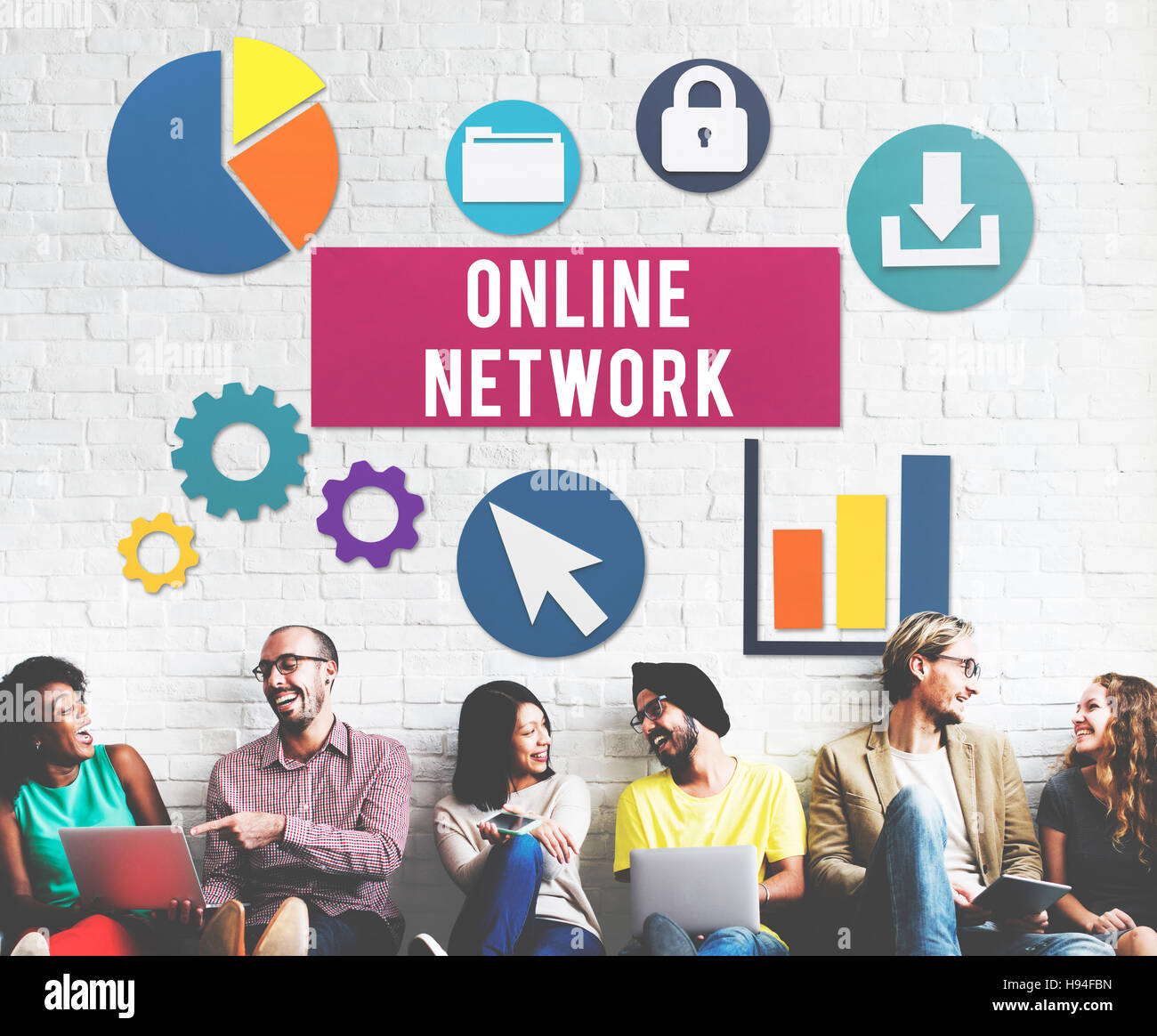 Online Network Connection Internet Concept Stock Photo - Alamy