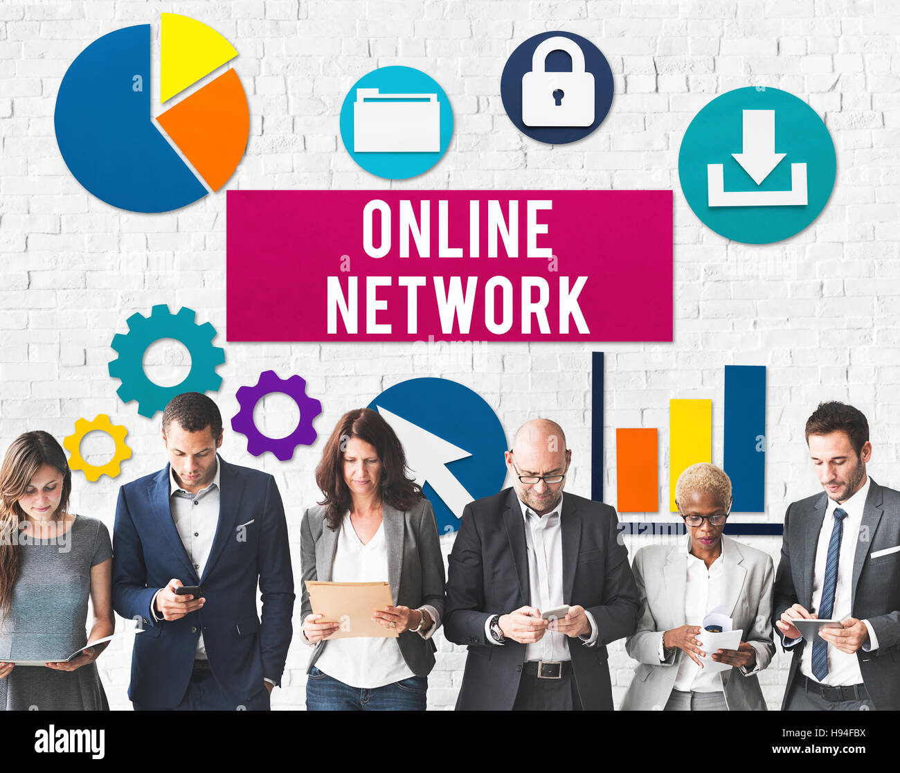 Online Network Connection Internet Concept Stock Photo - Alamy