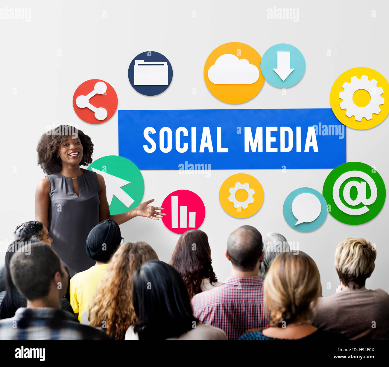 Social Media Network Internet Connection Concept Stock Photo - Alamy