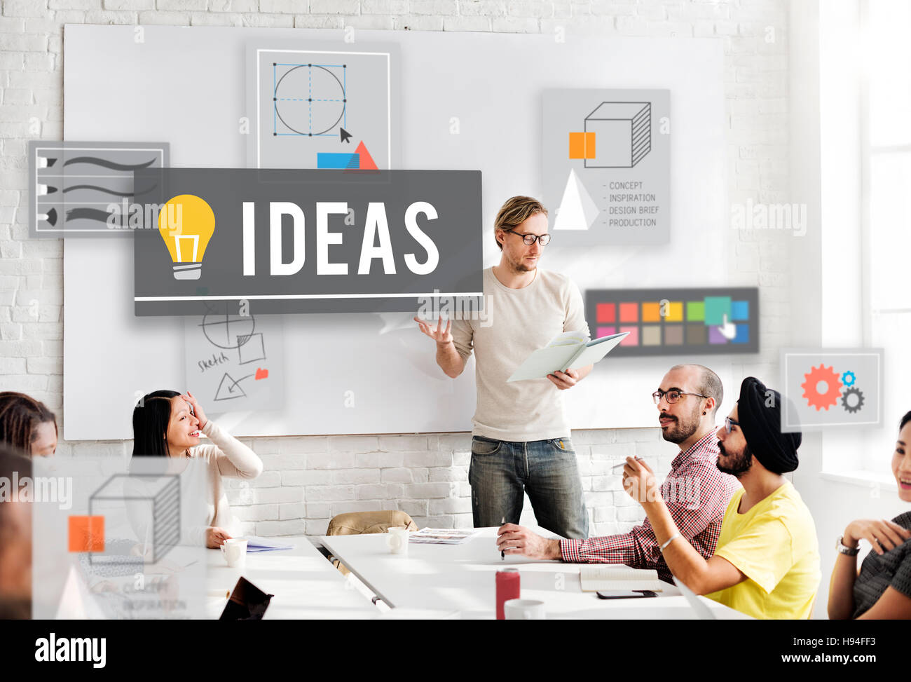 Ideas Innovation Creativity Plan Thoughts Concept Stock Photo - Alamy