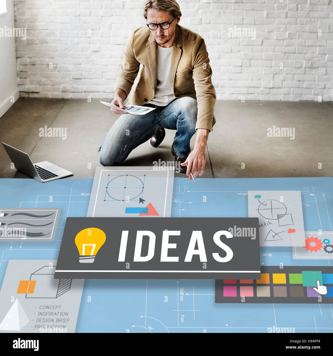 Ideas Innovation Creativity Plan Thoughts Concept Stock Photo - Alamy