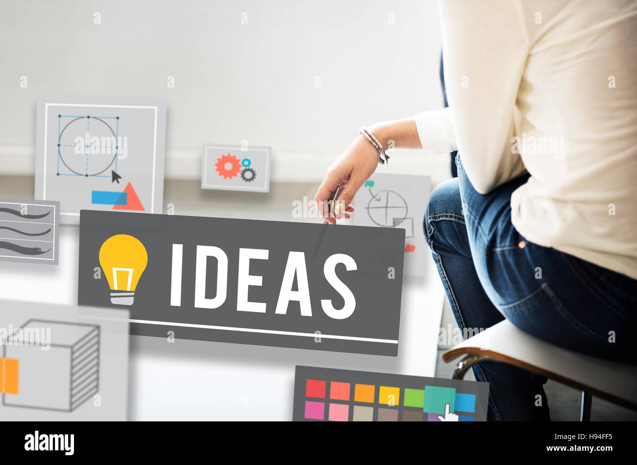 Ideas Innovation Creativity Plan Thoughts Concept Stock Photo - Alamy