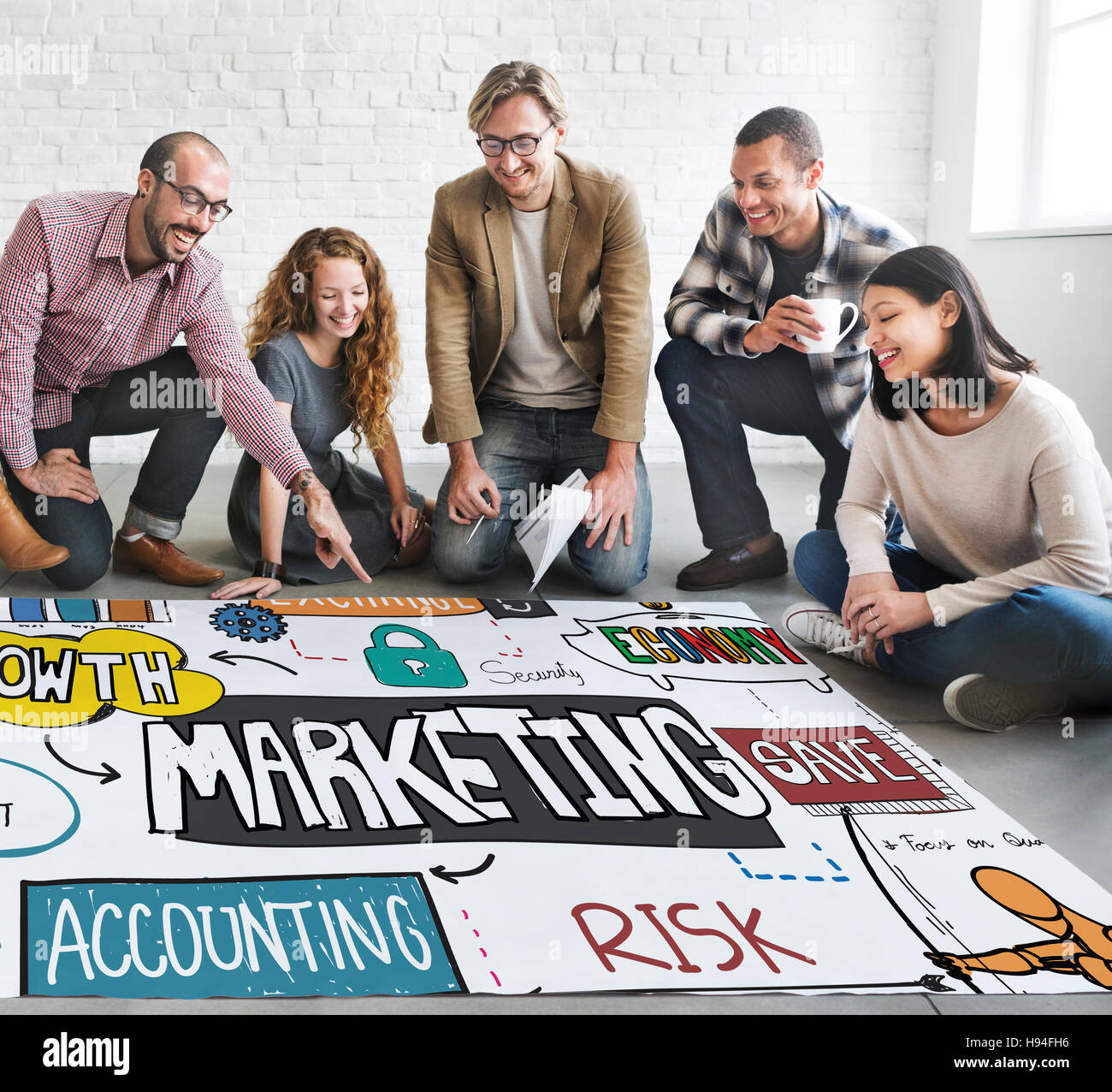 Marketing Economy Commercial Digital Growth Concept Stock Photo - Alamy