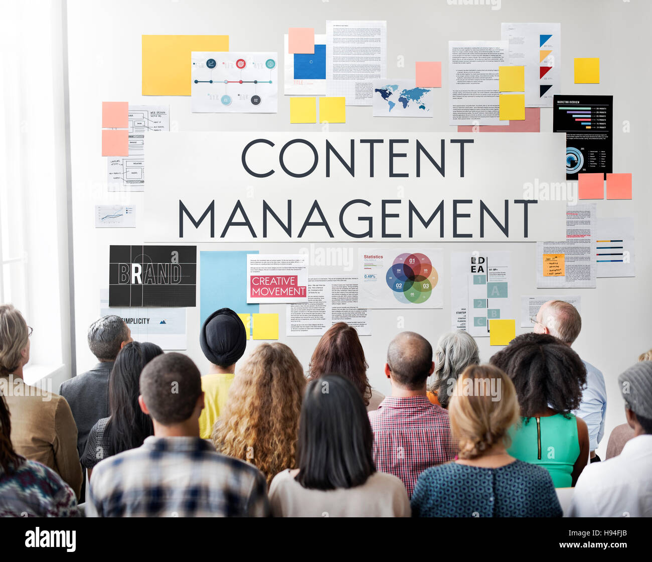 Document Marketing Strategy Business Concept Stock Photo - Alamy