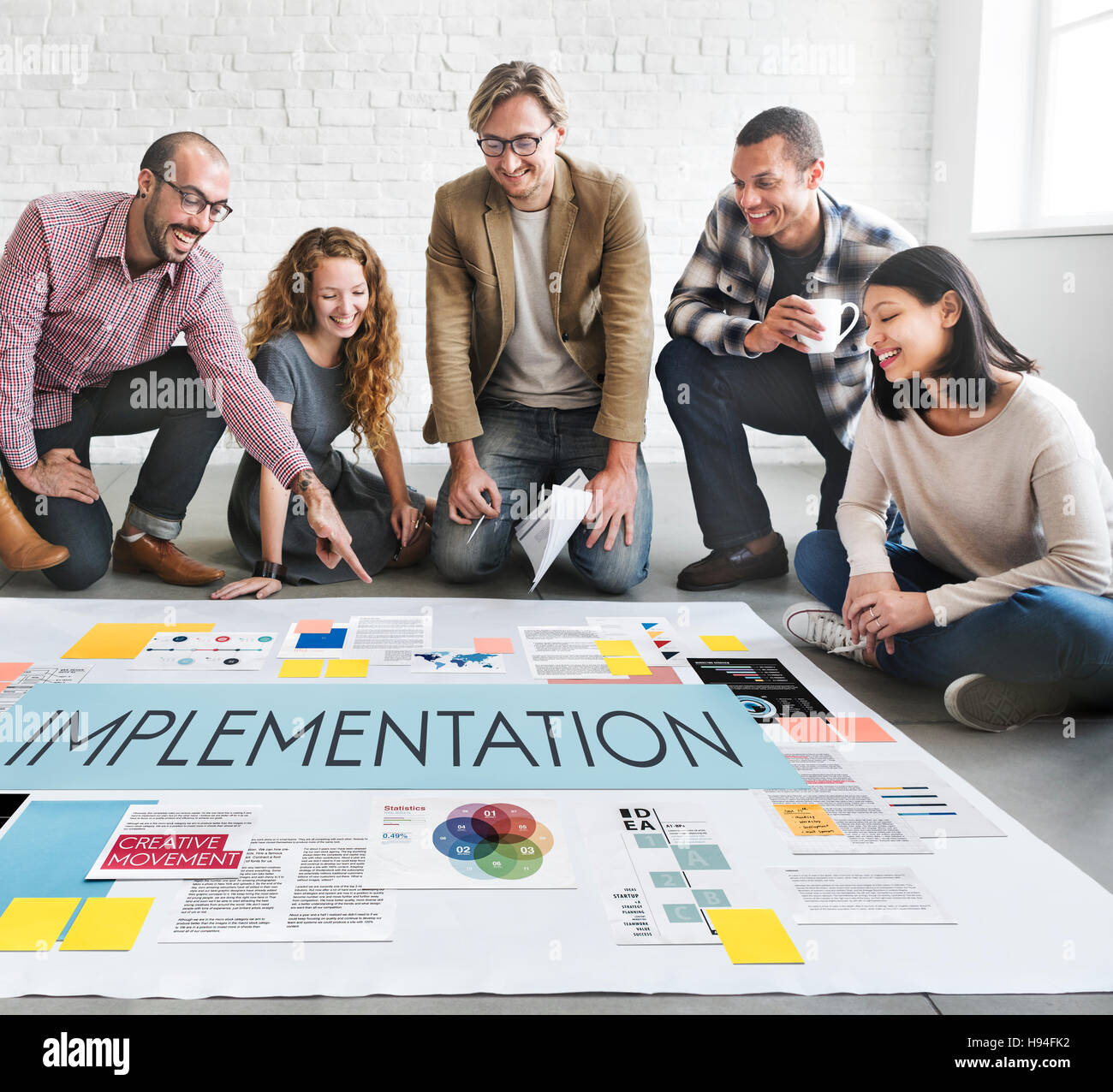 Implementation Accomplish Installing Perform Concept Stock Photo - Alamy