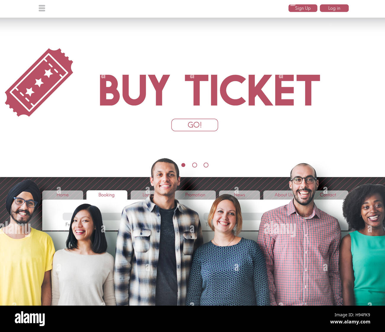 Buy Ticket Online Travel Holiday Concept Stock Photo - Alamy