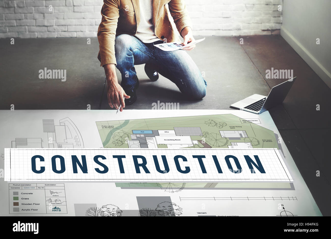 Construction Industry Building Architecture Infrastructure Concept ...