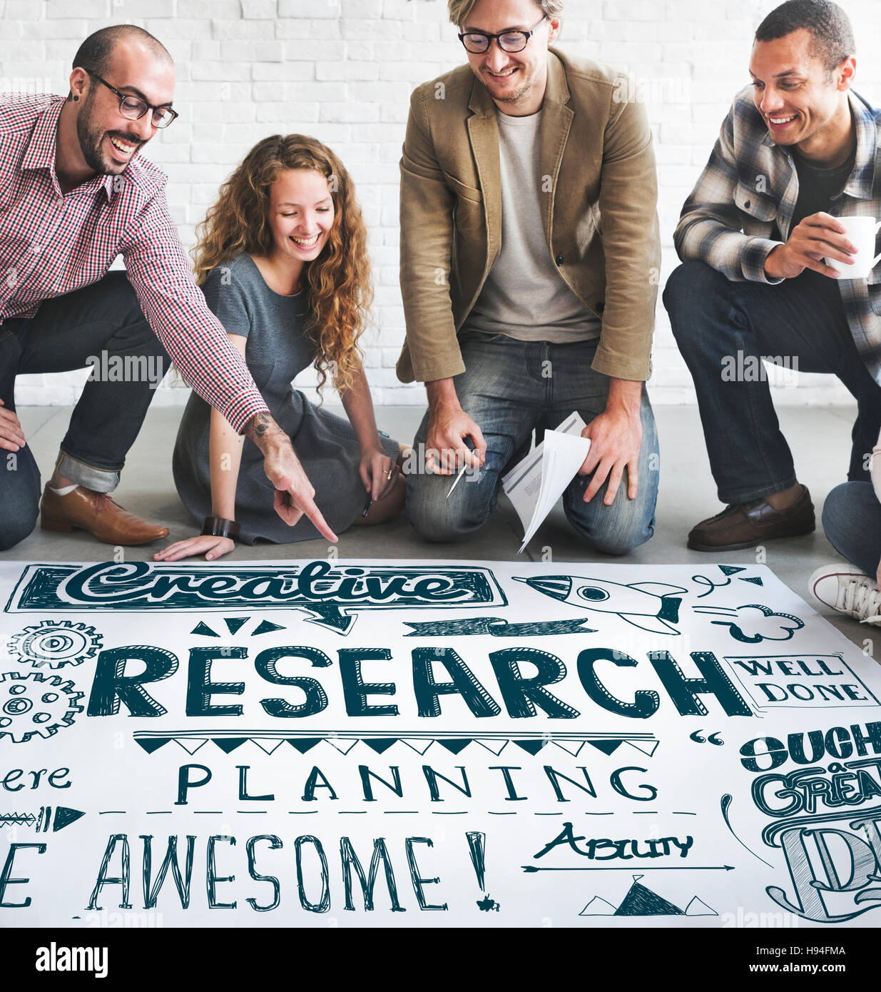 Research Report Facts Knowledge Information Concept Stock Photo - Alamy
