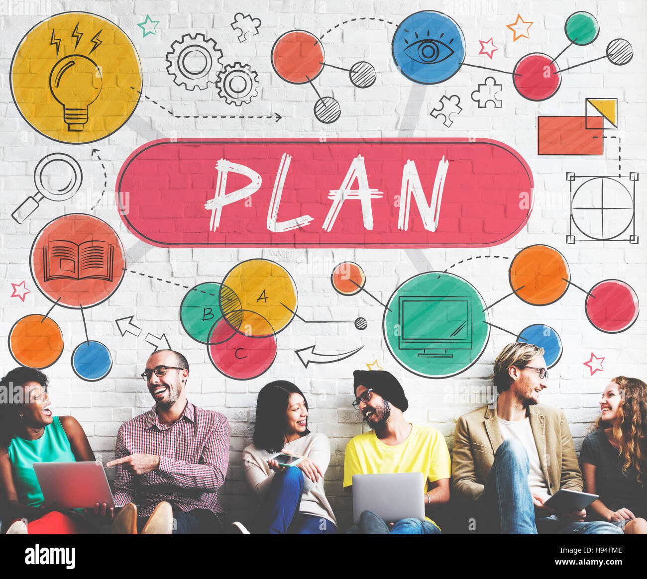 Plan Planning Vision Strategy Tactics Process Concept Stock Photo - Alamy