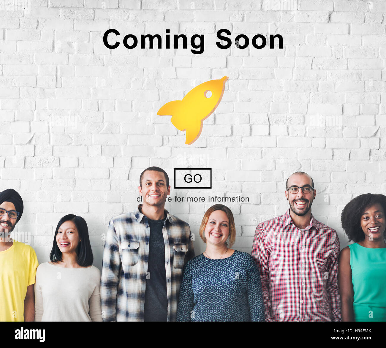 Coming Soon Opening Promotion Announcement Concept Stock Photo - Alamy