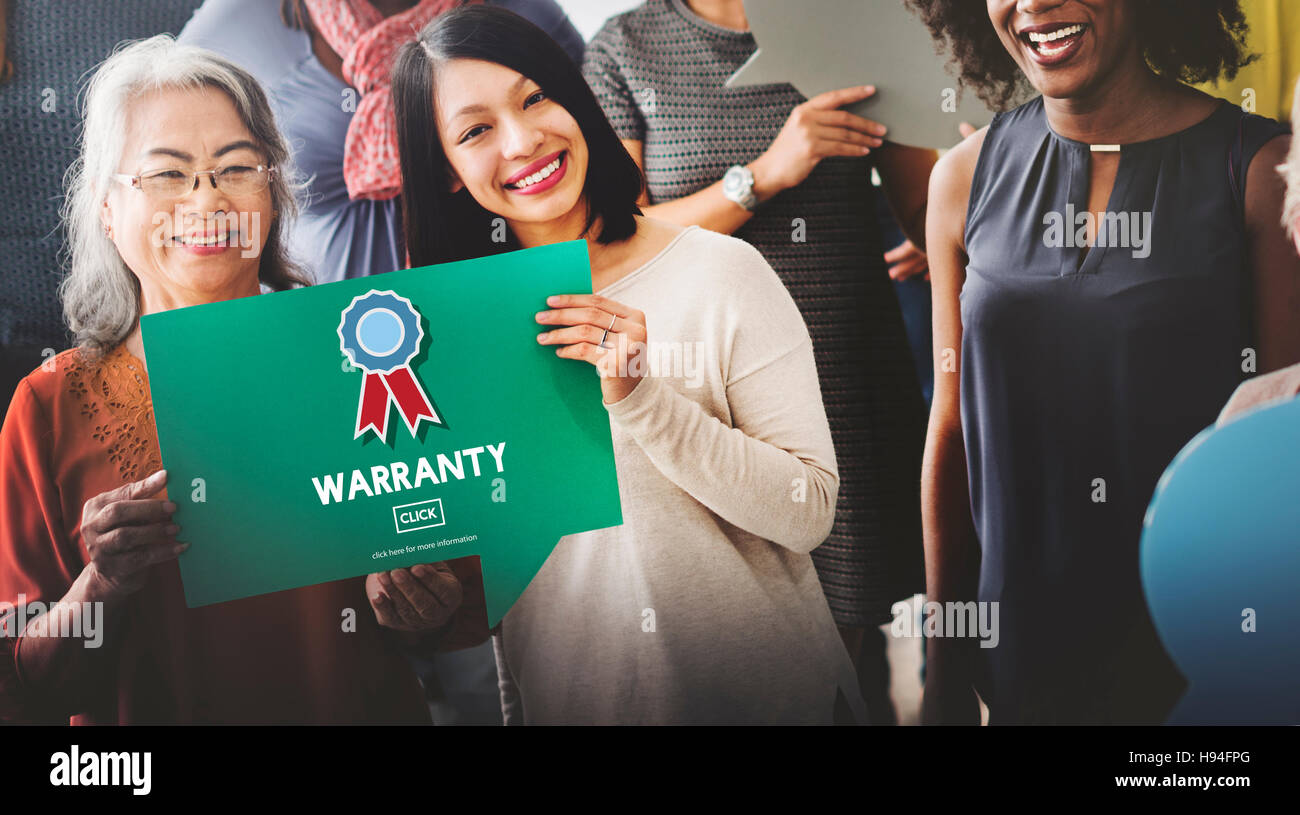 Warranty Quality Control Guarantee Satisfaction Concept Stock Photo - Alamy