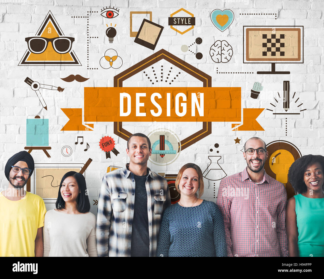 Design Creative Ideas Model Planning Sketch Concept Stock Photo - Alamy