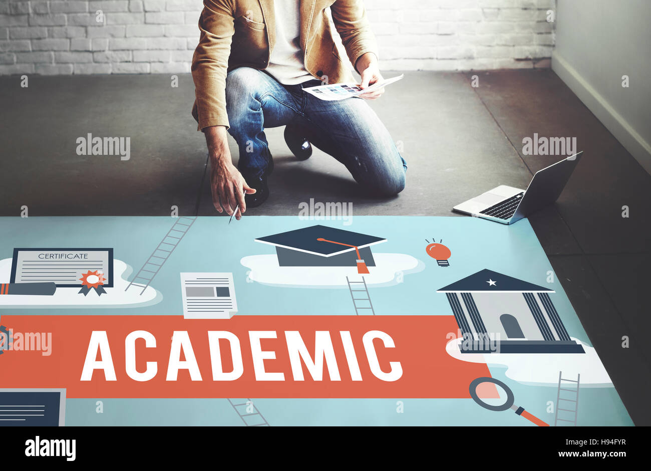 Collage Academic Education Institution Concept Stock Photo - Alamy