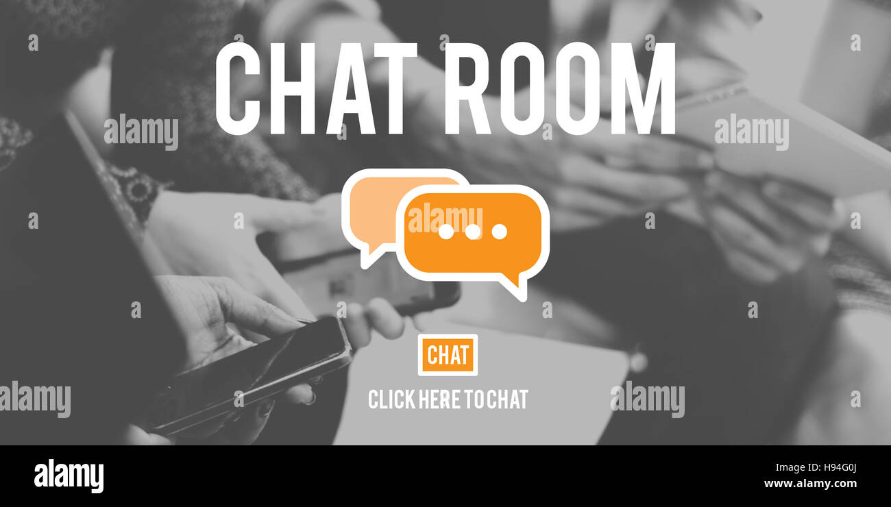 Chat Room Online Messaging Communication Connection Technology Concept ...