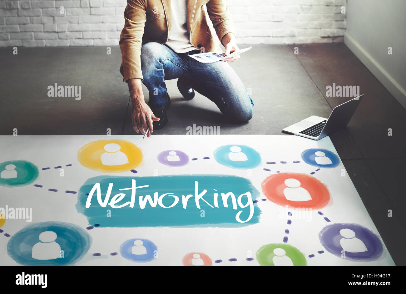 Networking Connection Computer System Internet Concept Stock Photo - Alamy
