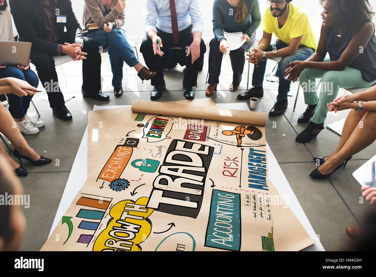 Trade Commerce Deal Economy Exchange Growth Concept Stock Photo - Alamy
