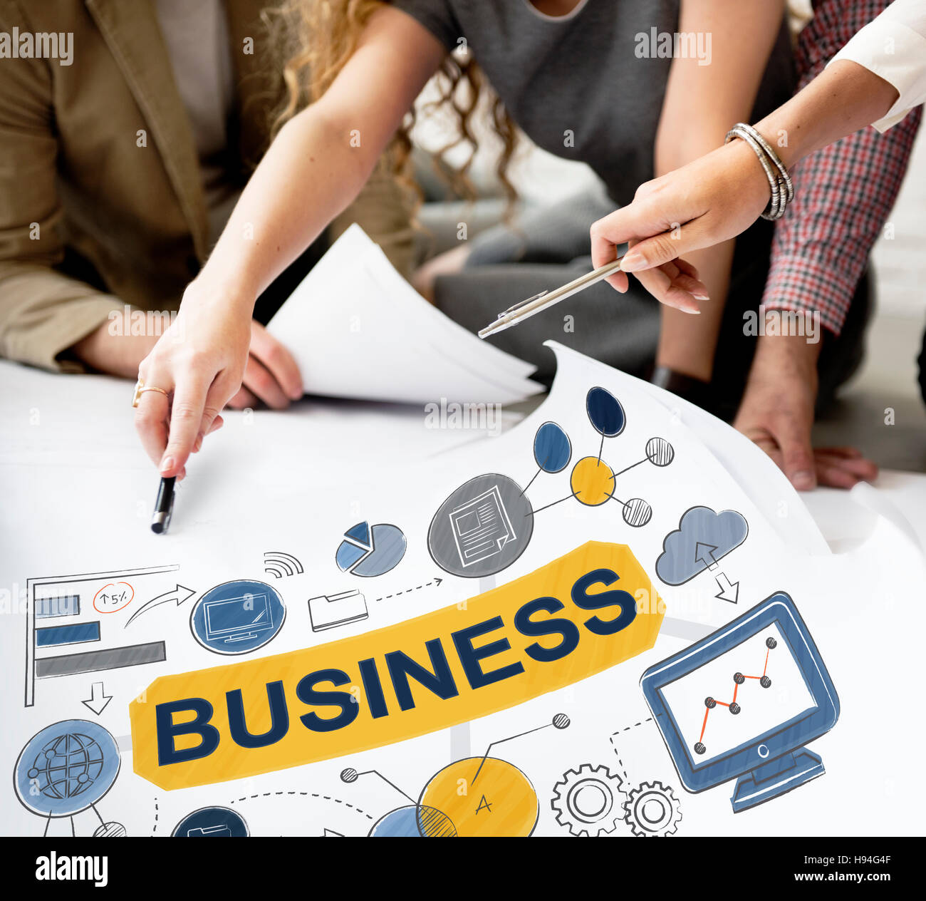 Business Strategy Startup Success Growth Company Concept Stock Photo ...