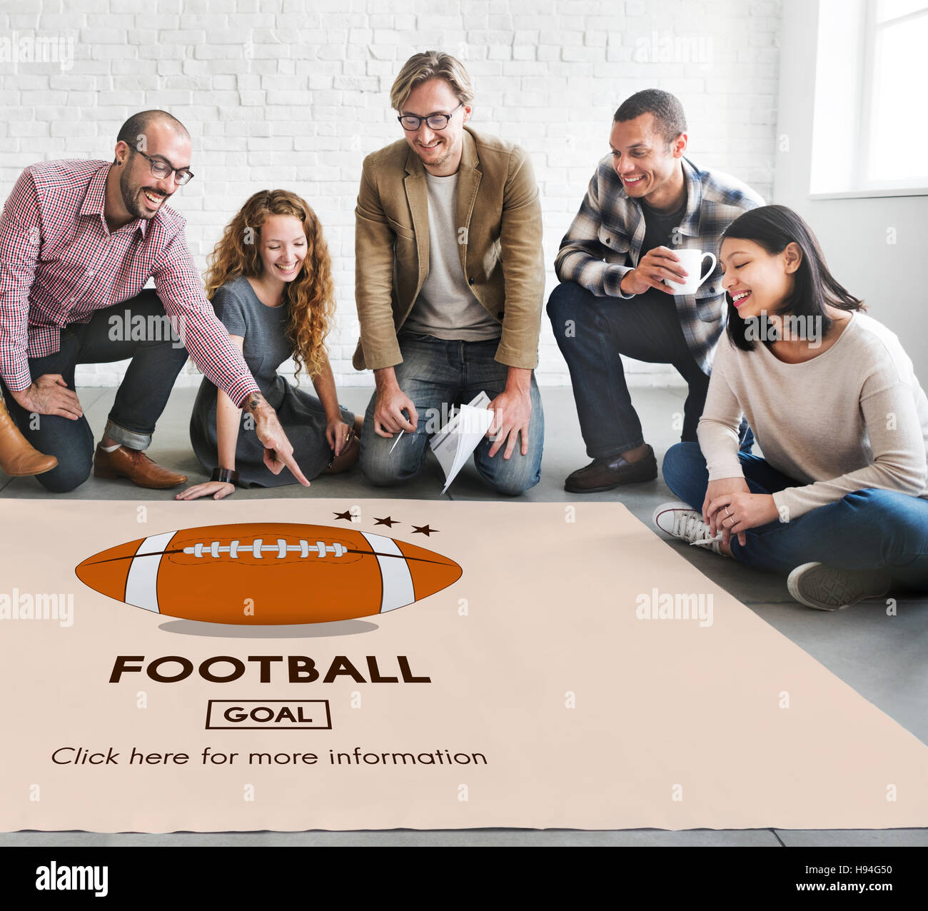 Football Game Ball Play Sports Graphics Concept Stock Photo - Alamy