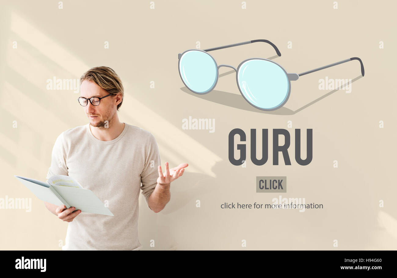 Guru Master Mentor Leader Professional Concept Stock Photo - Alamy