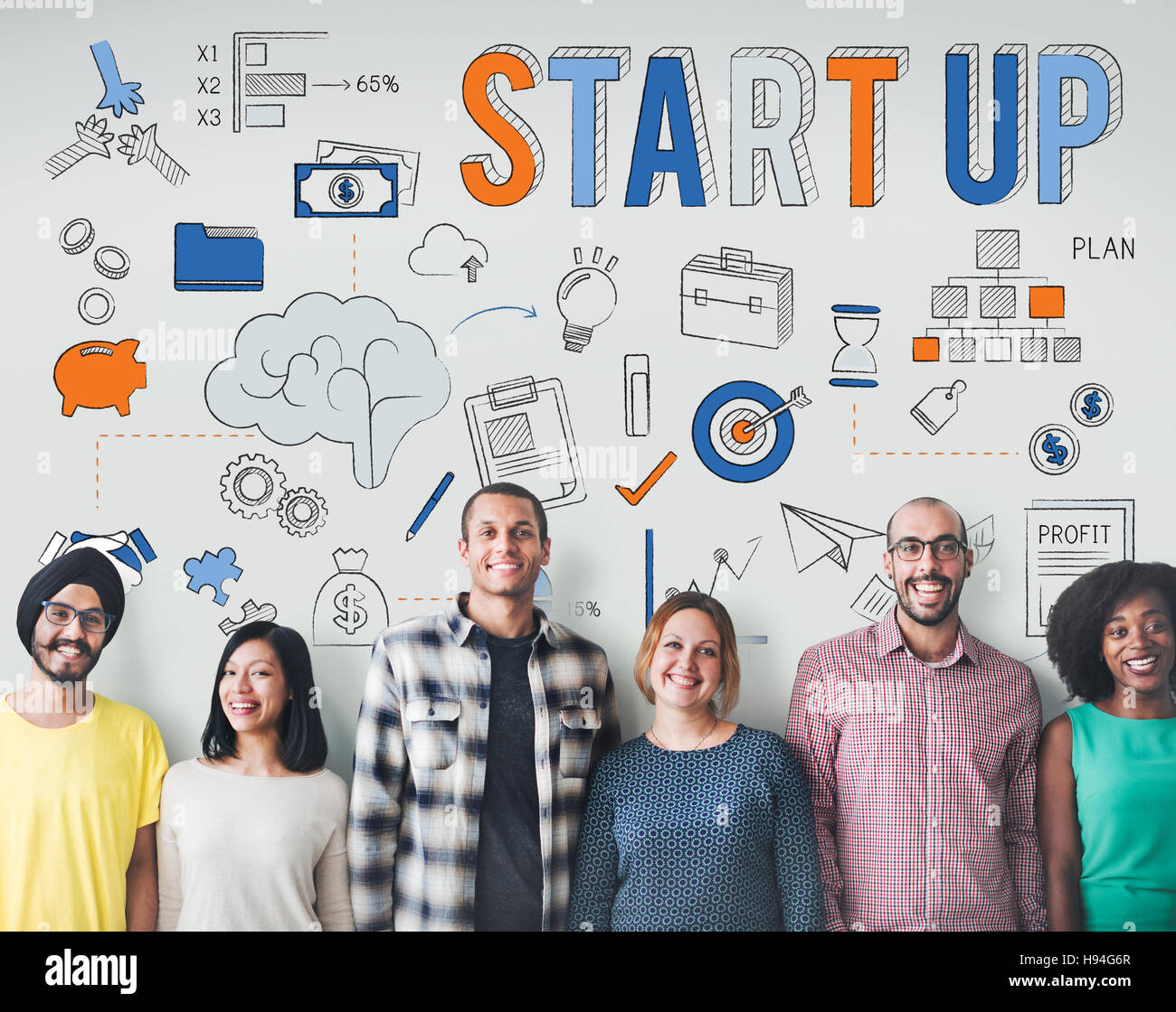 Startup New Business Launch Development Concept Stock Photo - Alamy